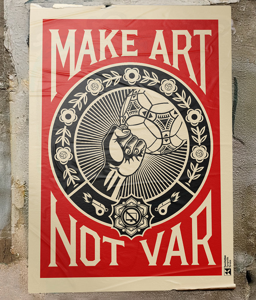 NO VAR Poster 50x70cm- Tacchettee