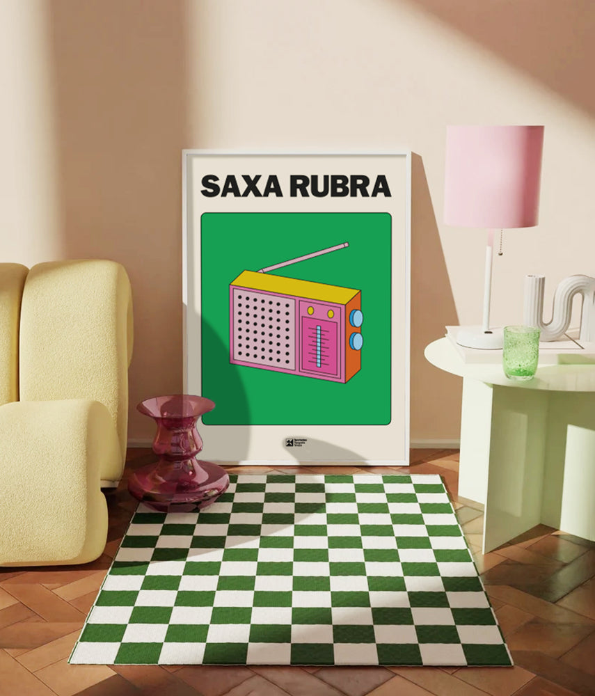 SAXA RUBRA Poster 50x70cm — Tacchettee